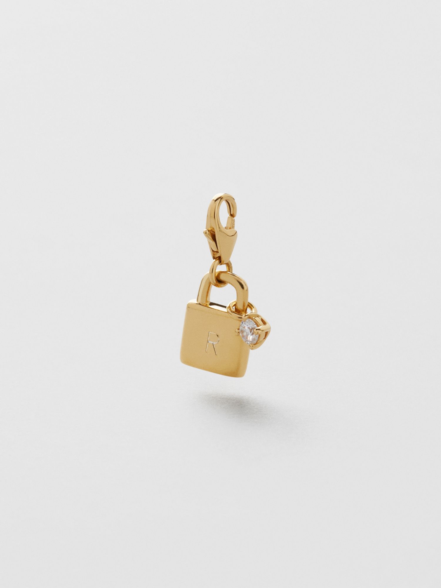 Lock Engraving Charm