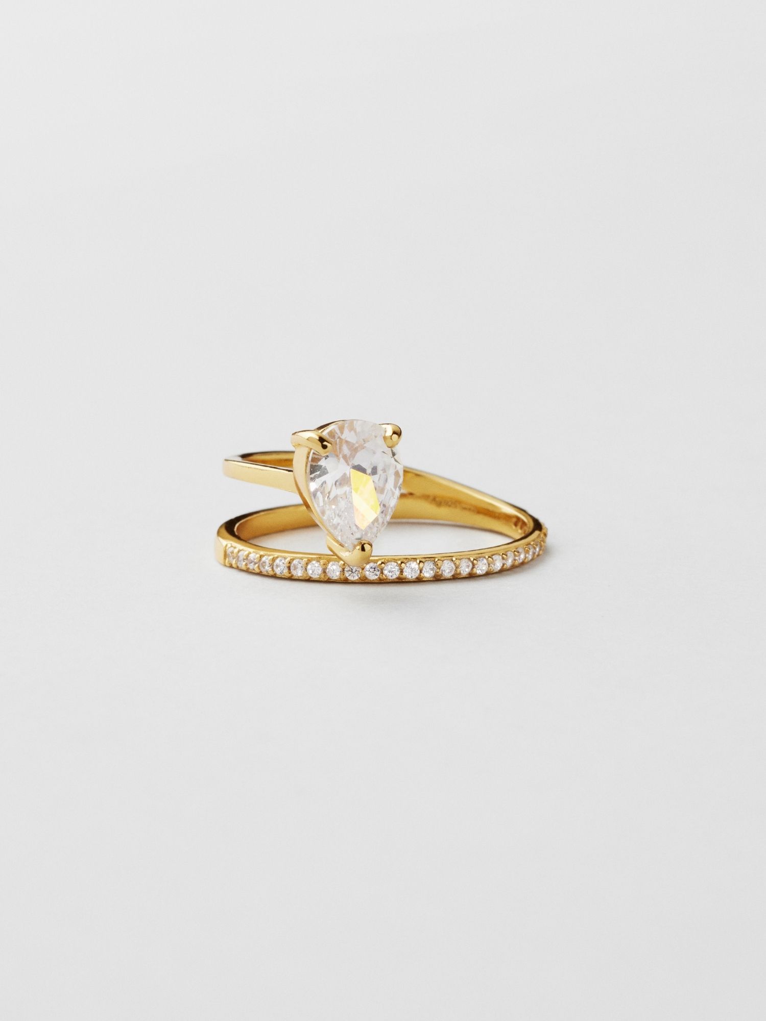 Drop Swirl Ring